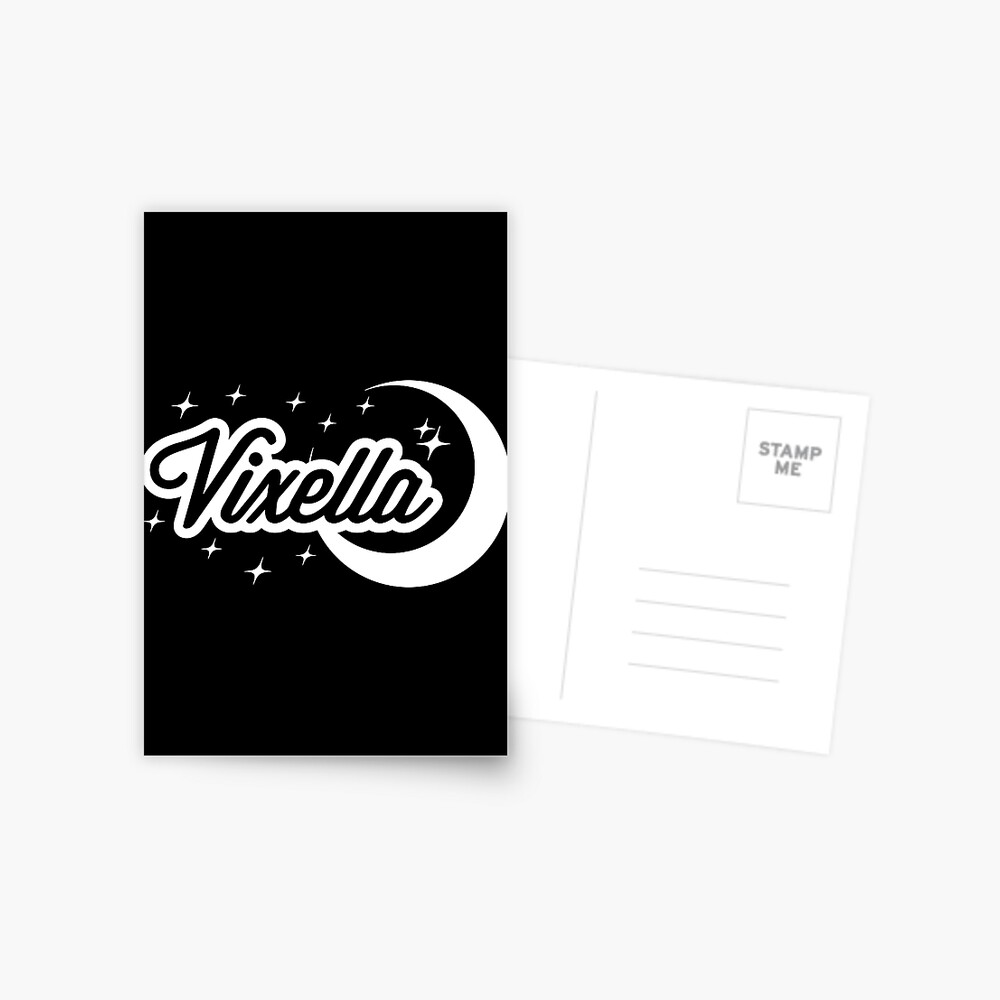 "Vixella Merch Vixella Logo" Postcard by MorinoMiya | Redbubble