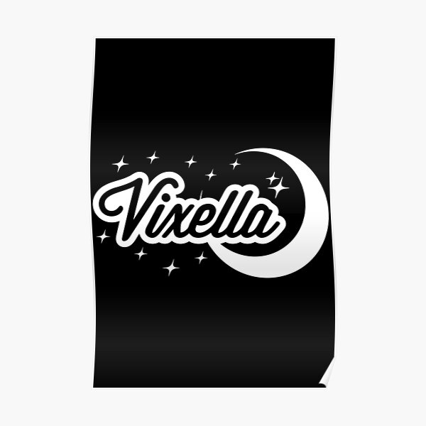 "Vixella Merch Vixella Logo" Poster by MorinoMiya | Redbubble