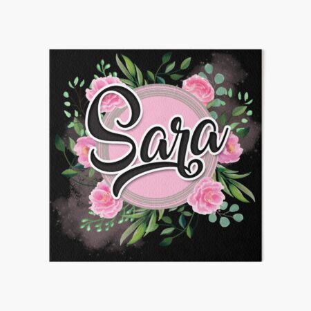 "Sara name " Art Board Print for Sale by badinboow | Redbubble