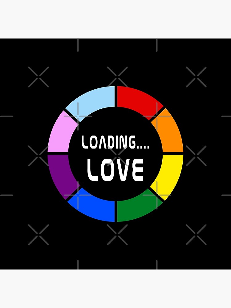 "Loading love drawing " Poster for Sale by Blondiabshop | Redbubble