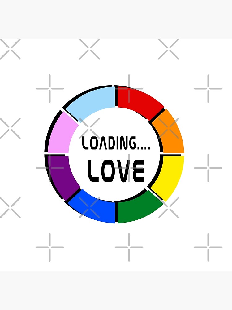"Loading love drawing " Poster for Sale by Blondiabshop | Redbubble