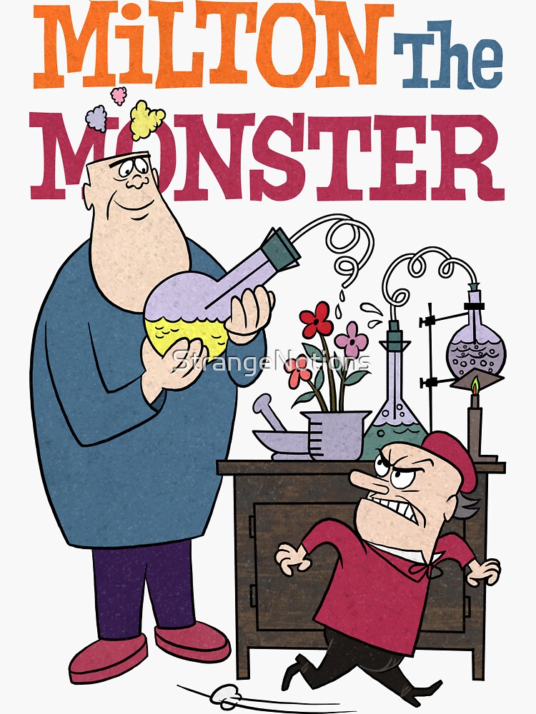 Pegatina «60s Milton the Monster Show Personajes de dibujos animados y ...