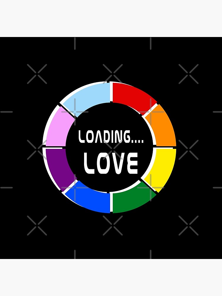 "Loading love drawing " Poster for Sale by Blondiabshop | Redbubble