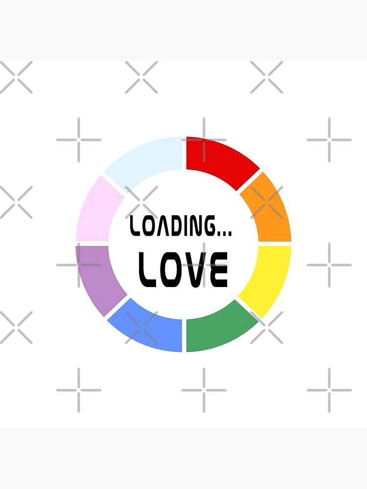 "Loading love drawing " Poster for Sale by Blondiabshop | Redbubble