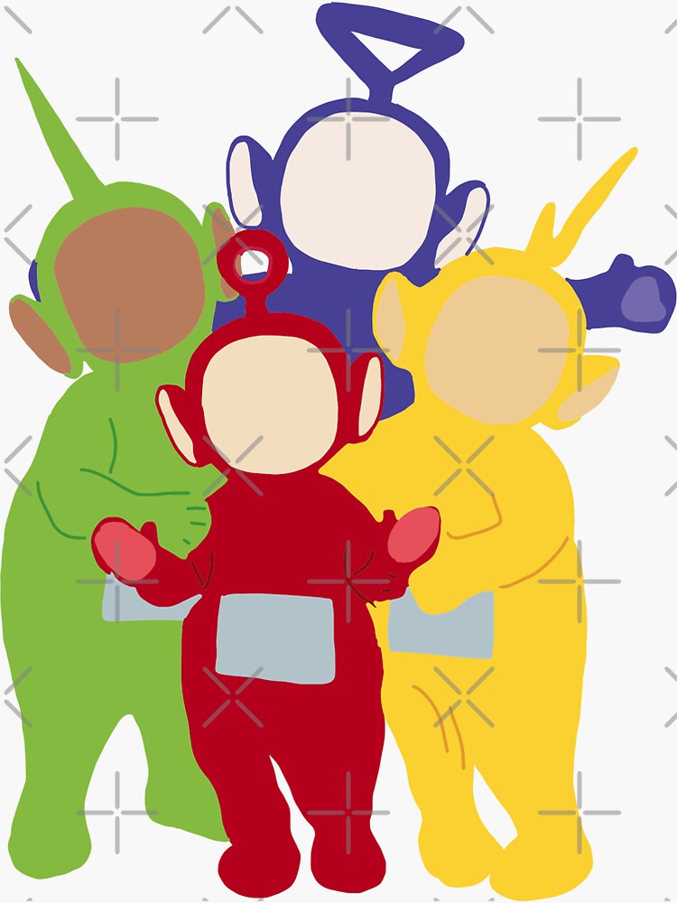 "Teletubbies " Sticker by Phoebestorm | Redbubble