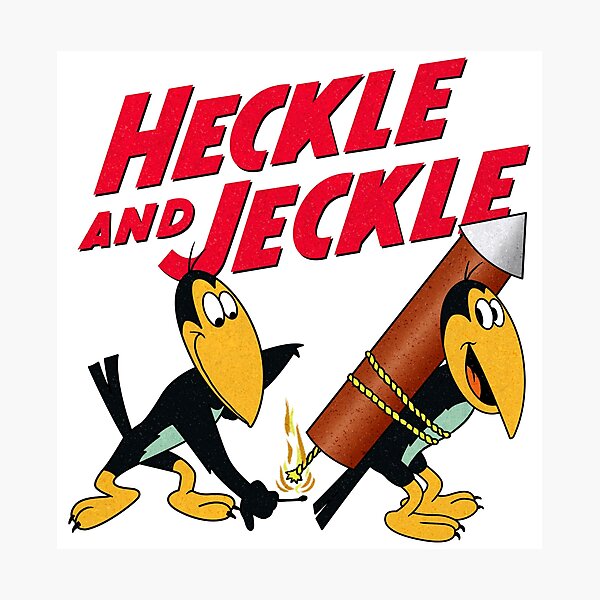 Lámina fotográfica «Heckle and Jeckle Cartoon Magpie Personajes y ...