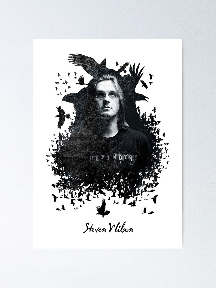 "Steven Wilson around a birds design for real fans" Poster for Sale by ...