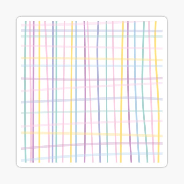 "Colored lines" Sticker by Snunu | Redbubble