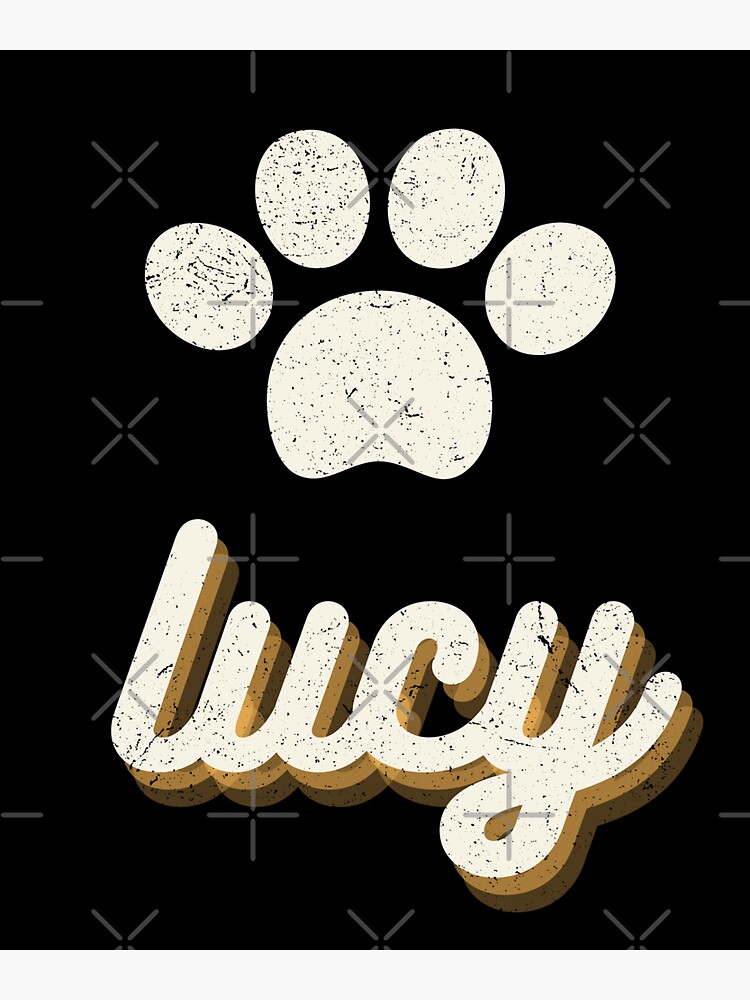 "Lucy Names of Doges - Gift for Dog lover " Sticker by nmichom | Redbubble