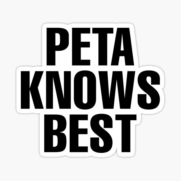 "Peta Knows Best - Peta Name" Sticker by Custom-Name | Redbubble