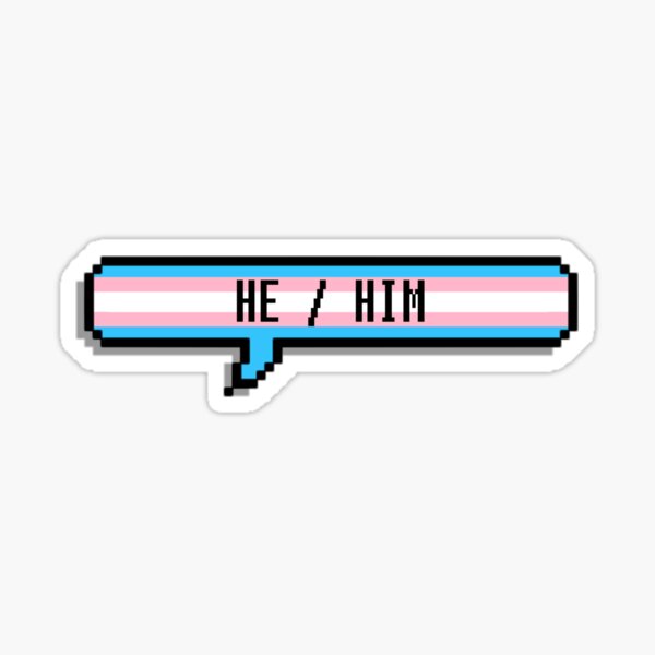 "transmasc pronoun pride" Sticker for Sale by halflock | Redbubble