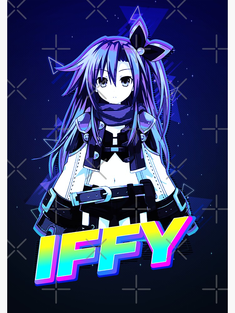 "Iffy | Hyperdimension Neptunia" Sticker for Sale by WaifuFury | Redbubble