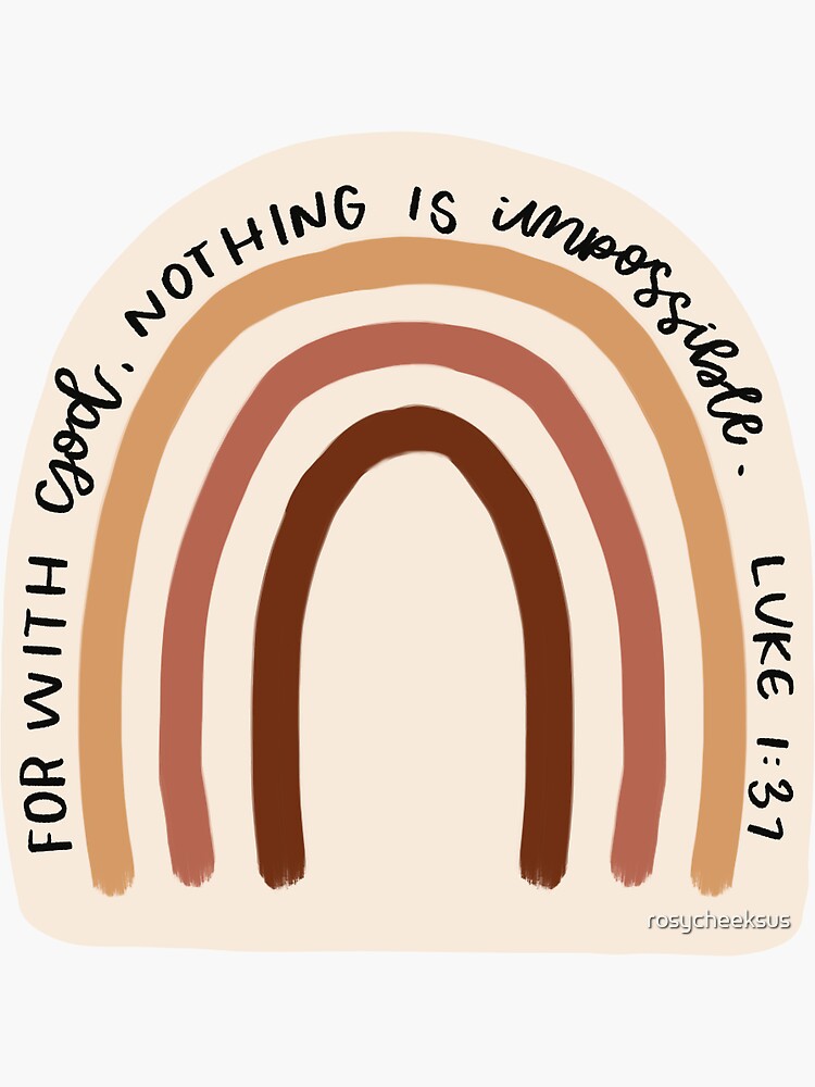 Impossible With God Rainbow