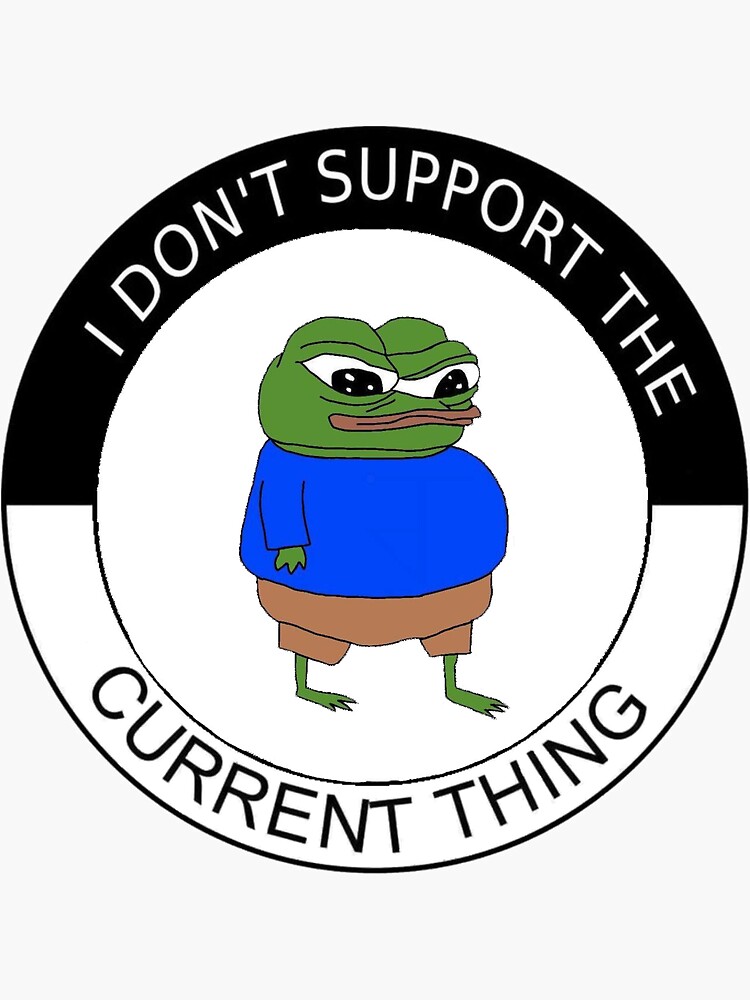 "I don't support the current thing Apu" Sticker for Sale by ...