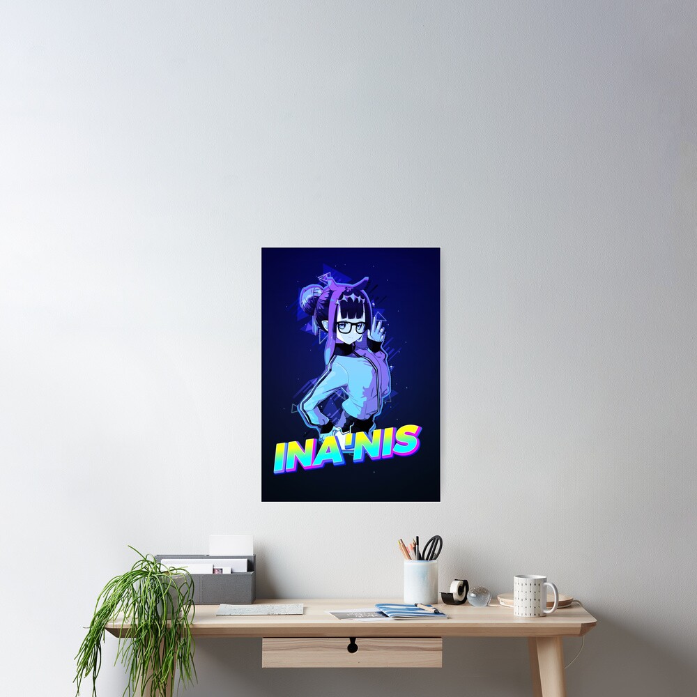 "Ina | Hololive Vtuber" Poster for Sale by WaifuFury | Redbubble
