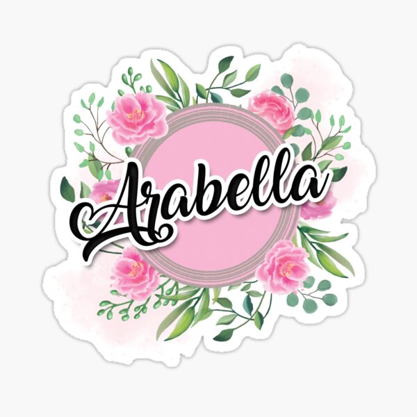 "Arabella name " Sticker by badinboow | Redbubble