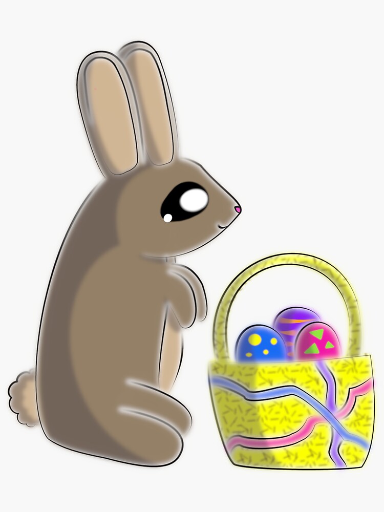 "Easter Tichou" Sticker for Sale by chouchouetmaman | Redbubble