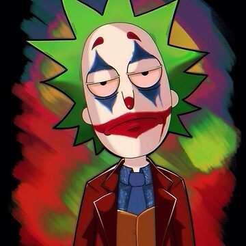 "Joker Rick" Poster for Sale by AidensWares | Redbubble
