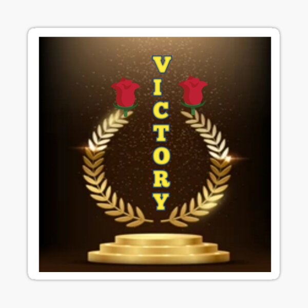 "Victory" Sticker by Binodram | Redbubble