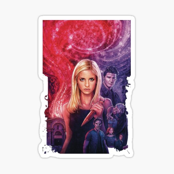"Buffy the Vampire Slayer" Sticker by BluestorebyIan | Redbubble
