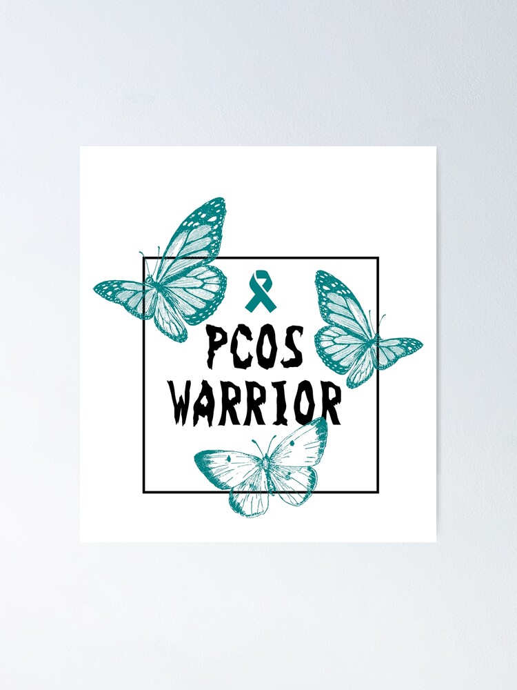 "PCOS Warrior Awareness Month" Poster for Sale by TempestStory | Redbubble