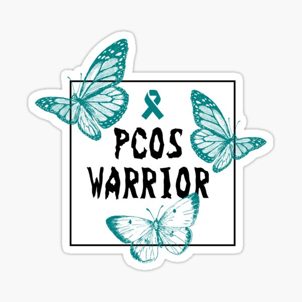 "PCOS Warrior Awareness Month" Sticker by TempestStory | Redbubble