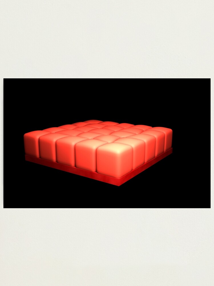 Lámina fotográfica «Imagen conceptual del epitelio cúbico simple.» de ...