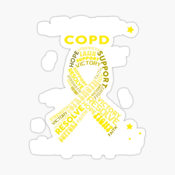 "COPD Warrior - I Battle COPD What's Your Superpower?" Sticker by ...