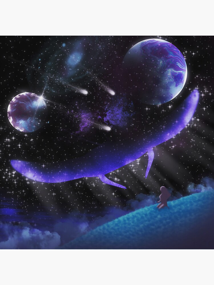 "Space Ocean" Sticker for Sale by alyssuminpurple | Redbubble