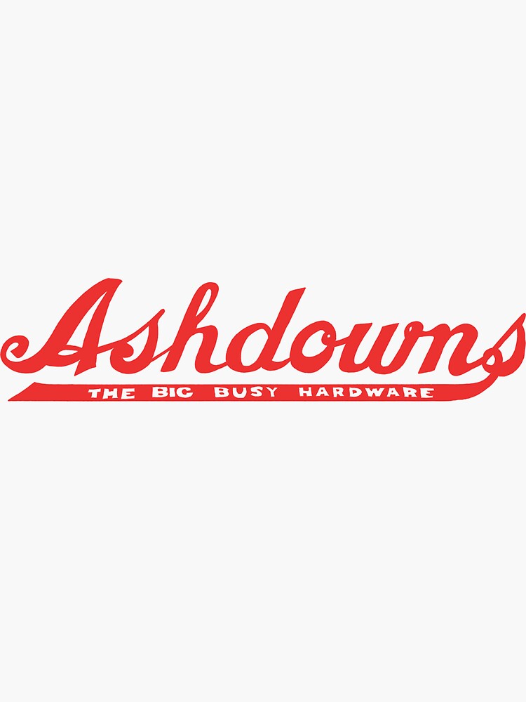 "Ashdown Hardware" Sticker for Sale by OneGreatHistory | Redbubble