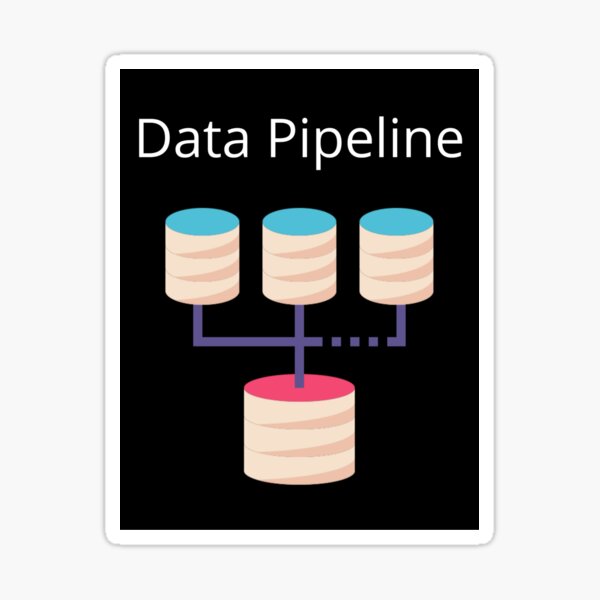 "Data Pipeline" Sticker by UpcomingTech | Redbubble