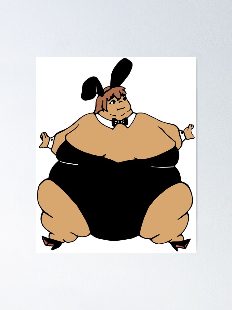 "chubby bunny girl" Poster by reneechisholm | Redbubble