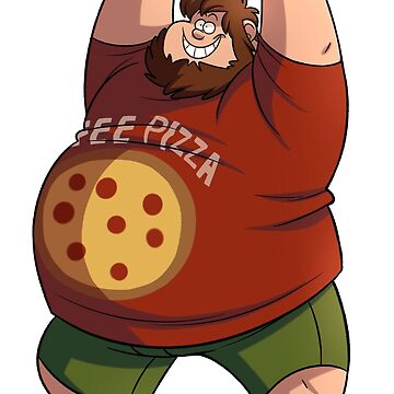 "Pizza Guy 2" Sticker for Sale by Jovithor | Redbubble