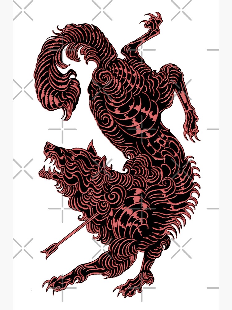 "ACOTAR Cover Art Book 1 Wolf" Poster for Sale by baranskini | Redbubble
