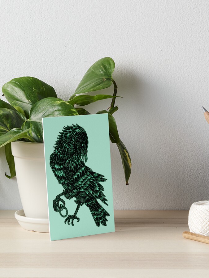 "ACOTAR Cover Art Book 2 Raven" Art Board Print for Sale by baranskini ...