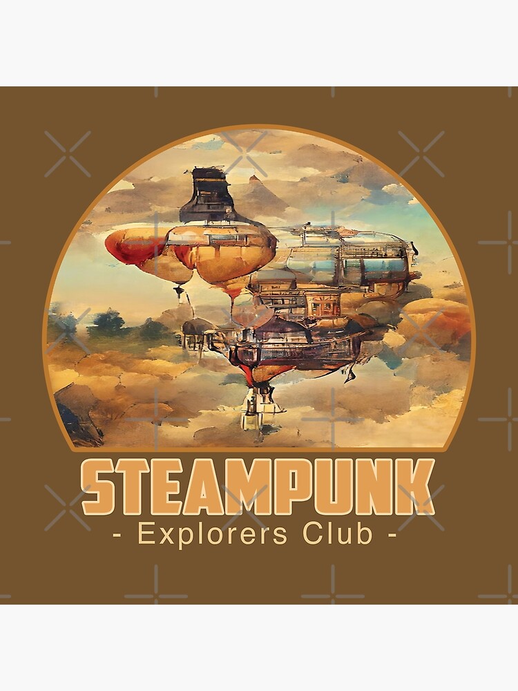 "Explorers Club - Steampunk" Poster for Sale by CattlettArt | Redbubble