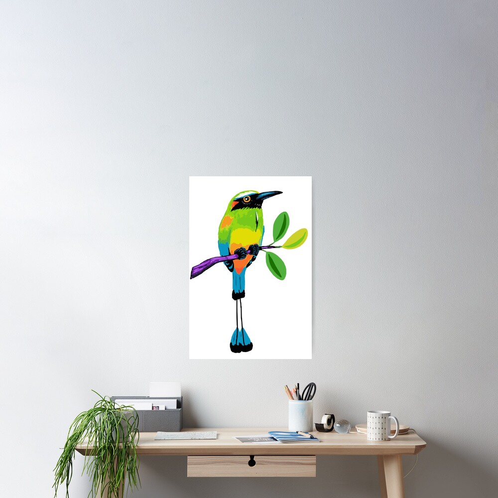 "The beautiful Torogoz bird 1" Poster for Sale by paisajetropical ...