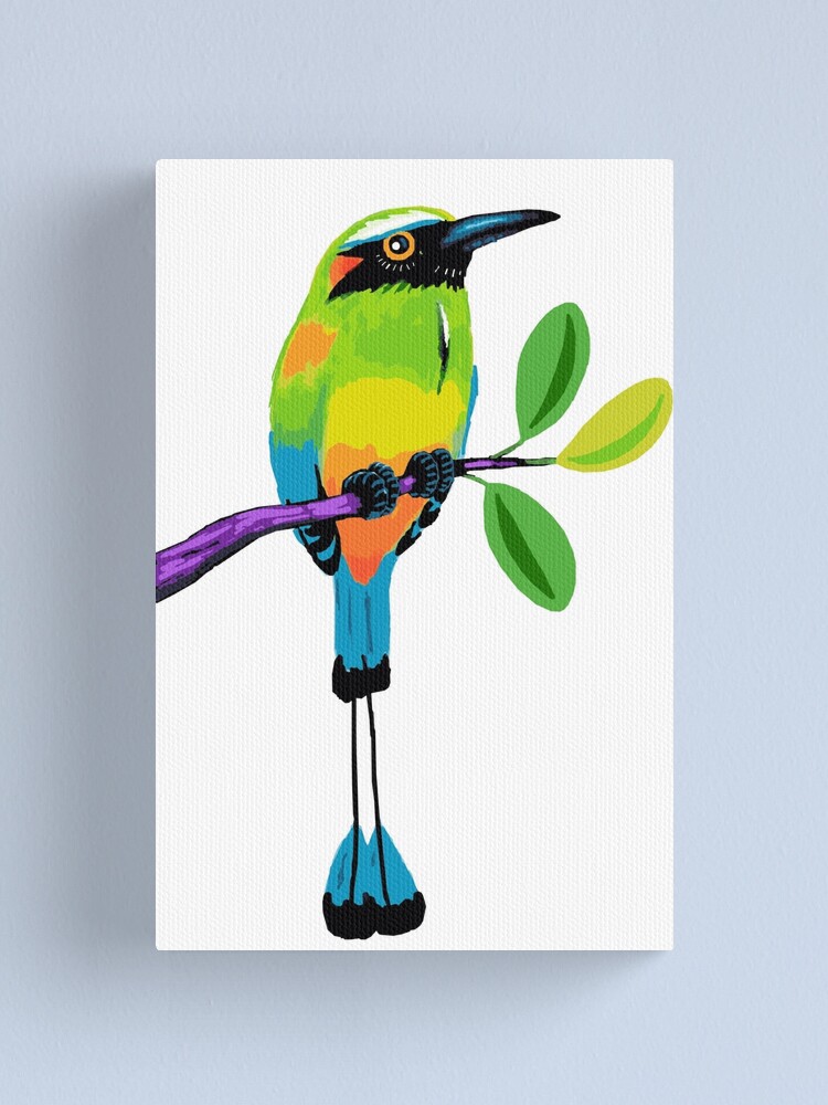 Lienzo for Sale con la obra «El hermoso pájaro Torogoz 1» de ...