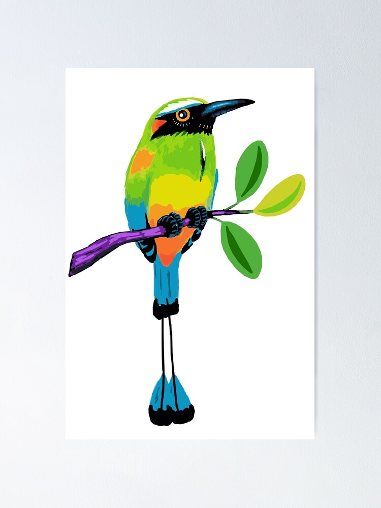 "The beautiful Torogoz bird 1" Poster for Sale by paisajetropical ...
