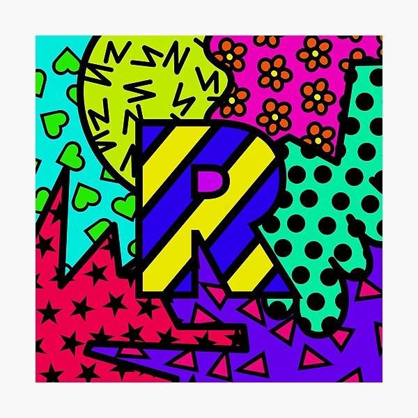 Lámina fotográfica «Serie del alfabeto - Letra R - Letras iniciales ...