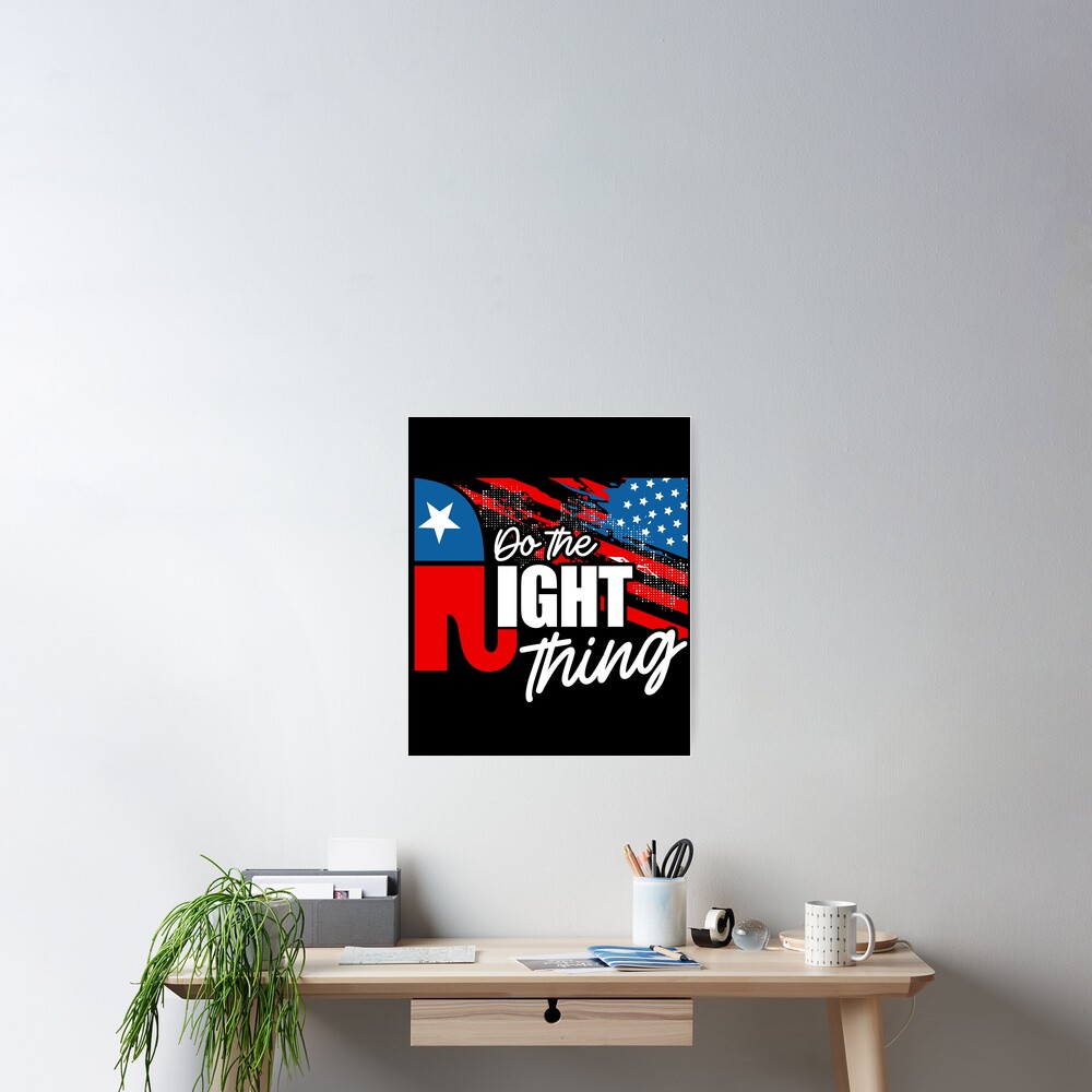 "Republican Conservative RIGHT WING" Poster for Sale by LeGND | Redbubble