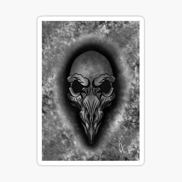 "Omen" Sticker for Sale by canaican | Redbubble