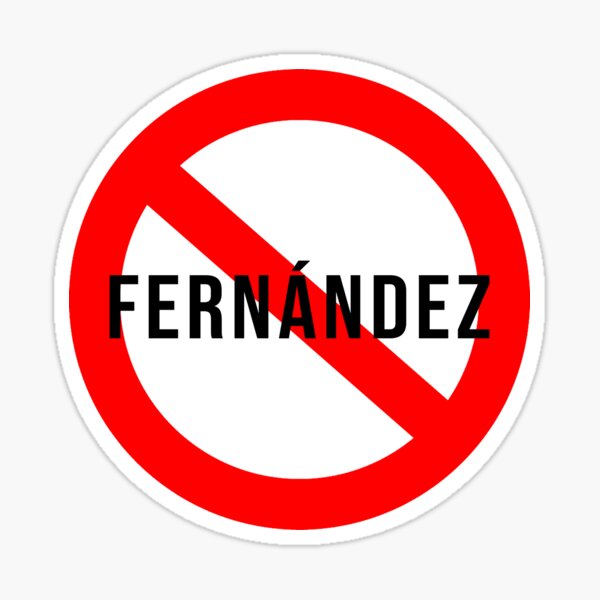 "Alberto Fernandez president of Argentina" Sticker by Paradisemundo ...