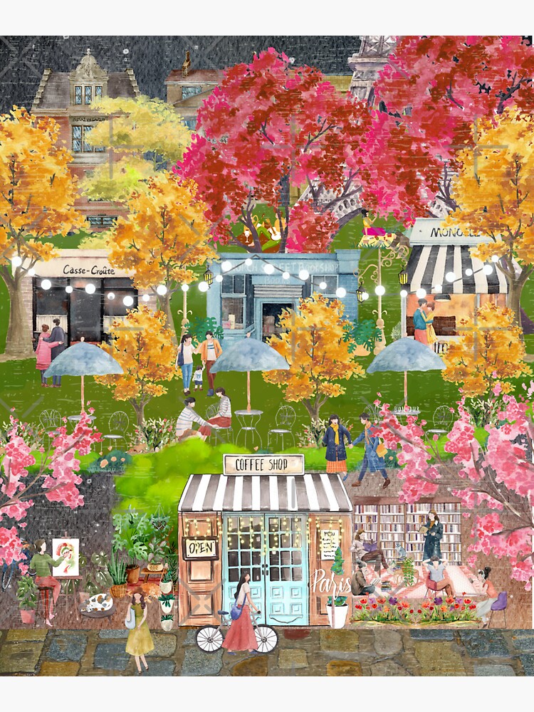 "Paris, Metropolitan" Sticker by Lorrainemyqueen | Redbubble