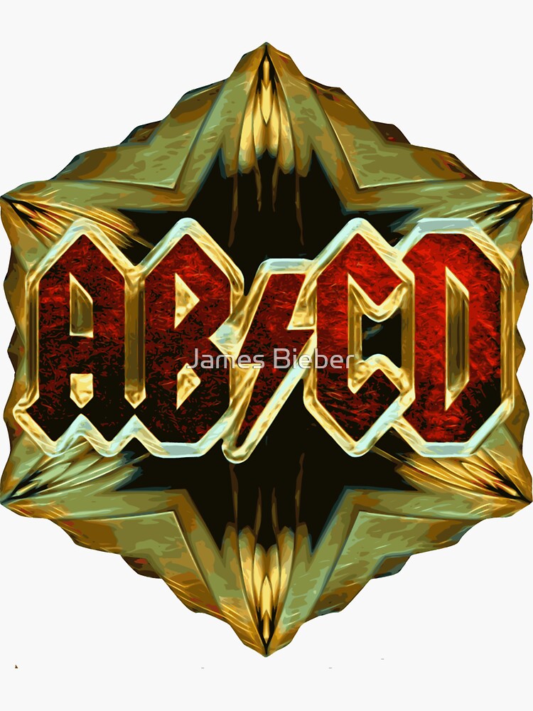 "Abcd" Sticker for Sale by Himdilly | Redbubble