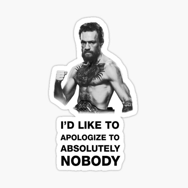 "Conor McGregor - The Notorious Classic Copy" Sticker for Sale by ...