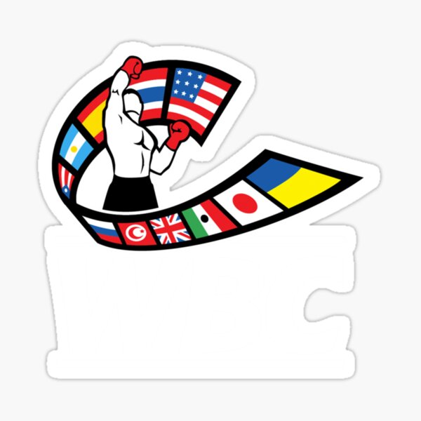 "WBC world champion " Sticker by TheModernsGeeks | Redbubble