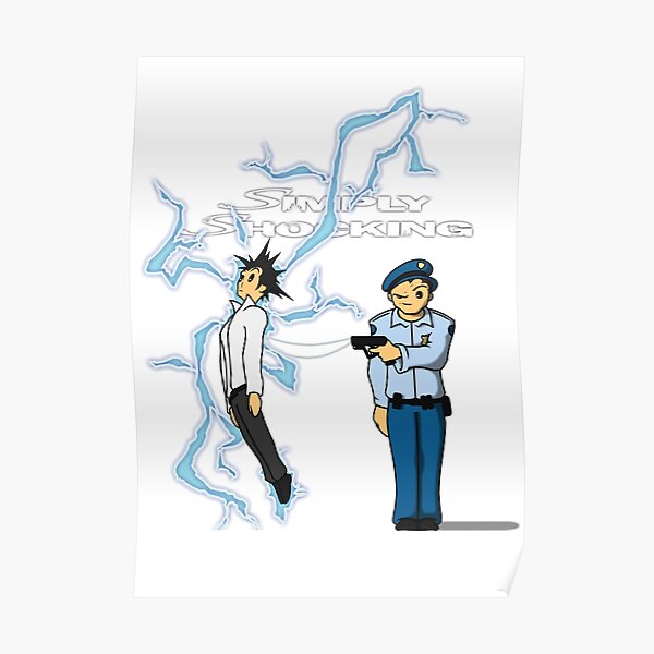 "Simply Shocking" Poster for Sale by BlaydsOfSteel | Redbubble