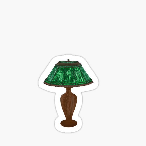 "Vintage lamp sticker" Sticker for Sale by RisaStella | Redbubble