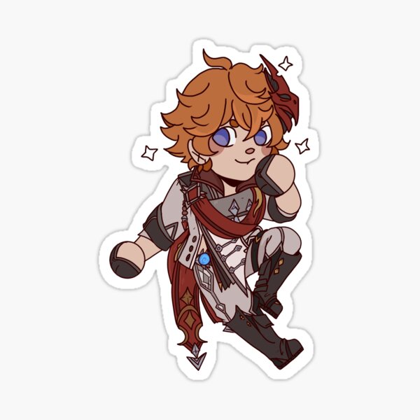 "Childe" Sticker by solaryre | Redbubble
